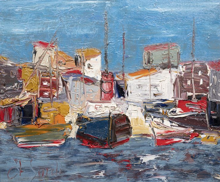 Jean Sardi | The port | MutualArt