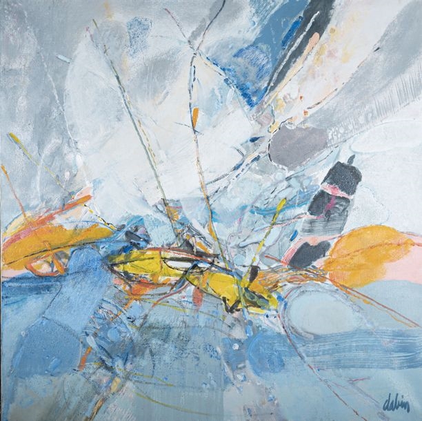 Joël Dabin | Gale of wind on the regatta (1994) | MutualArt