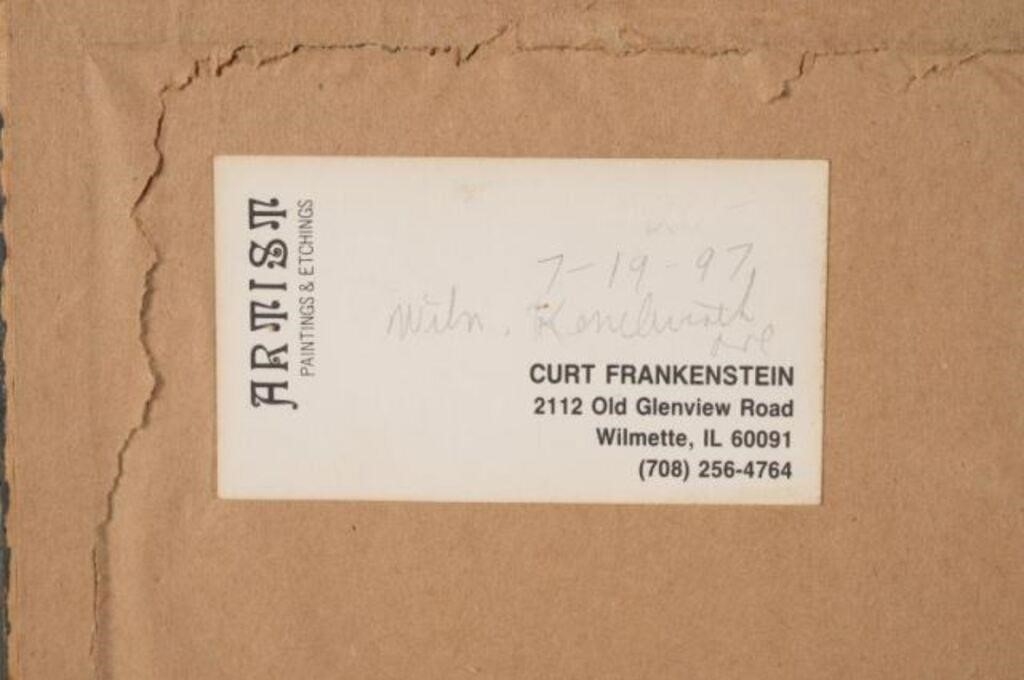 Curt Frankenstein | De Owl-Jones Industrial Average | MutualArt