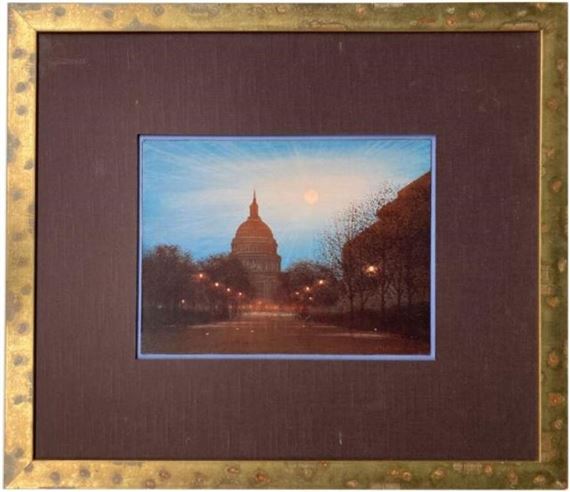William Stilson | The Capital building, with the sun gleaming behind it ...