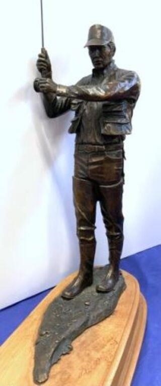 Cody Houston | Fisherman Sculpture (1992) | MutualArt