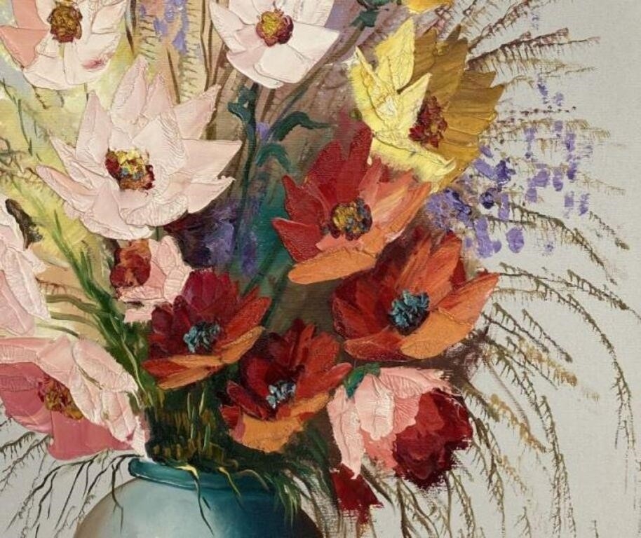 Manuel Munoz Merida | Flowers in a vase | MutualArt