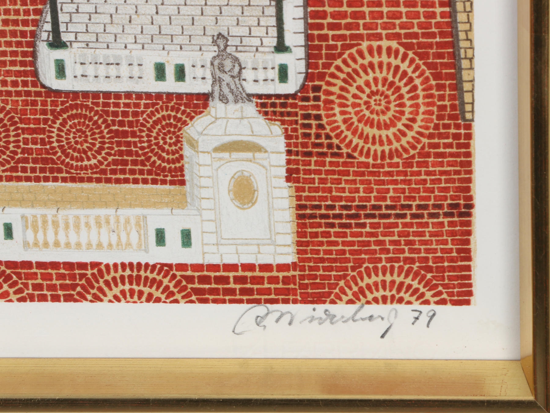 Arvid Widerberg | Torg med obelisk | MutualArt