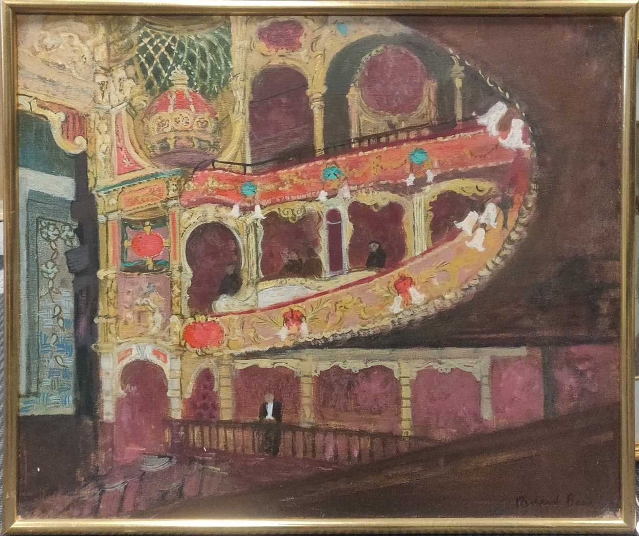 Richard Beer | The interior of an opera house | MutualArt