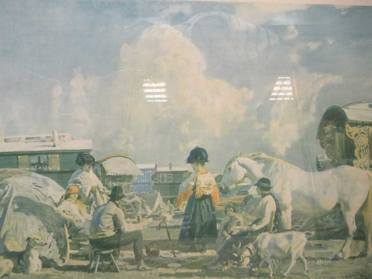 Sir Alfred James Munnings | Gypsies on the Heath, The Bramham Moor ...