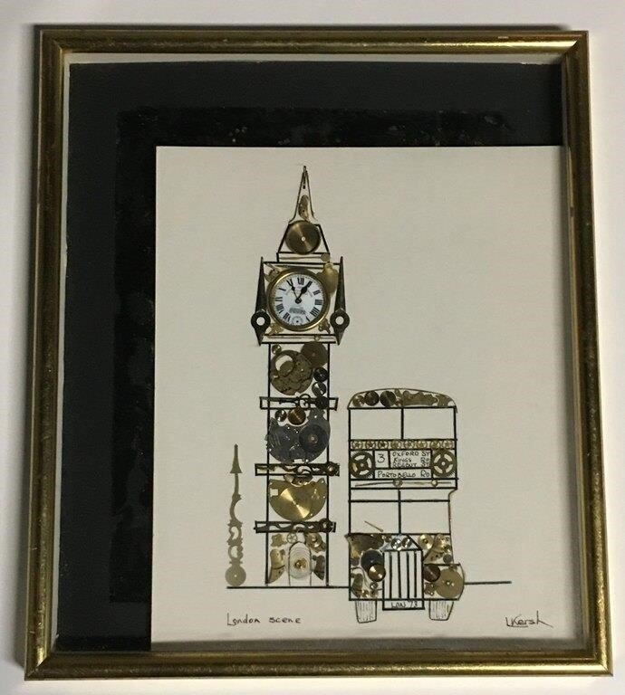 L. Kersh | Horological Collage | MutualArt