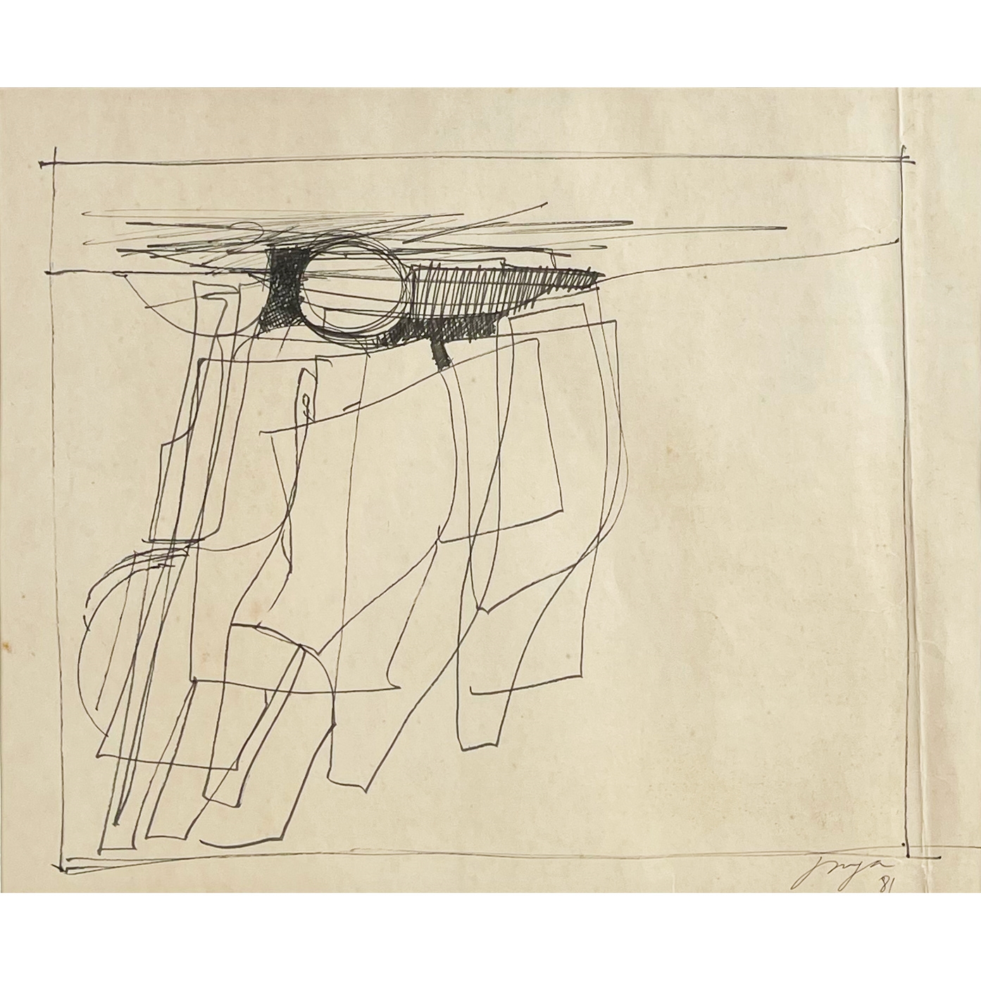 José Joya | Abstract (1981) | MutualArt