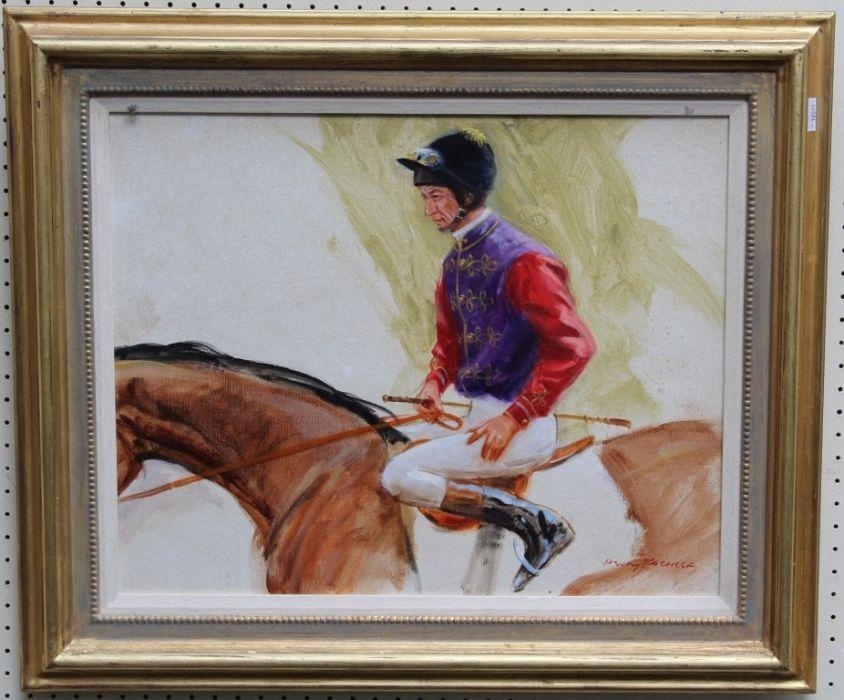 Henry Koehler | A study of the jockey Lester Piggot riding a race horse ...