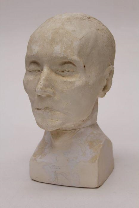 Unknown | A natural plaster death mask of Charles-Maurice de Talleyrand ...