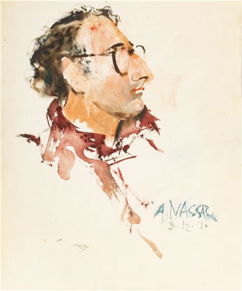Richard Jerzy | A. Nassar Portrait | MutualArt