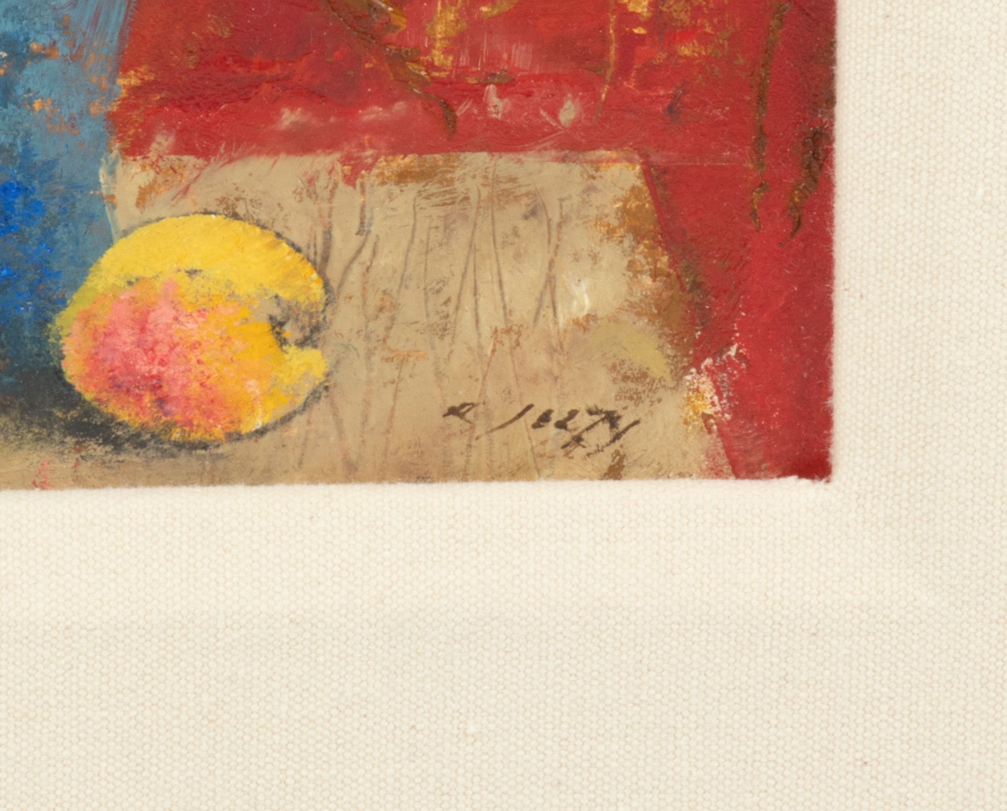 Richard Jerzy | Sunflowers & Peach (2000) | MutualArt