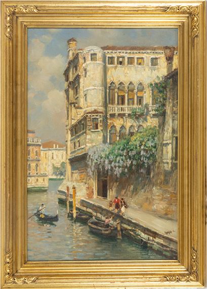Luigi Lanza | Venetian Canal | MutualArt