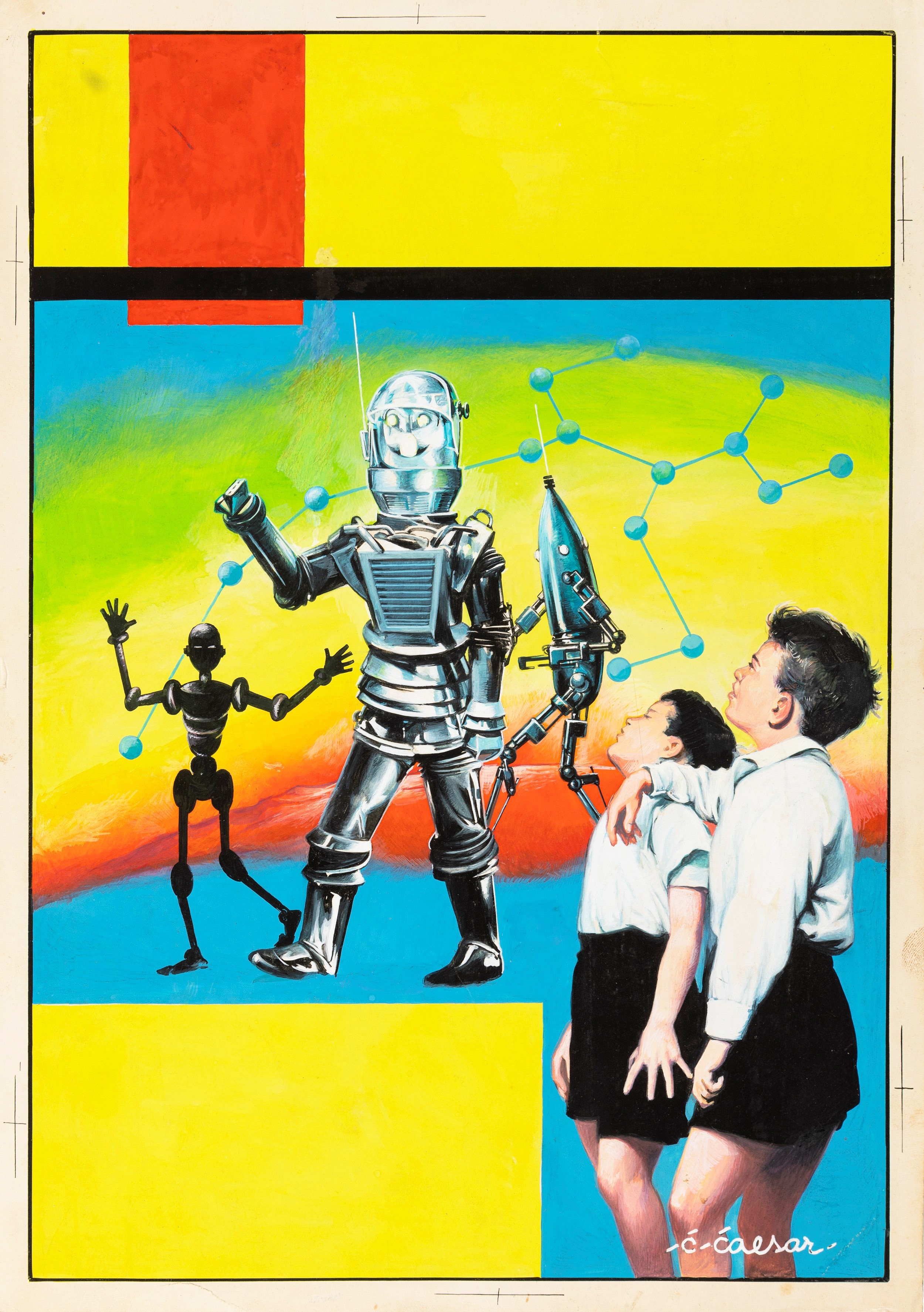 Kurt Caesar | Gli automi del domani (1955) | MutualArt