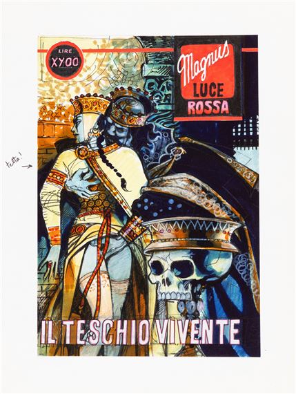 Roberto Raviola | The living skull (1985) | MutualArt