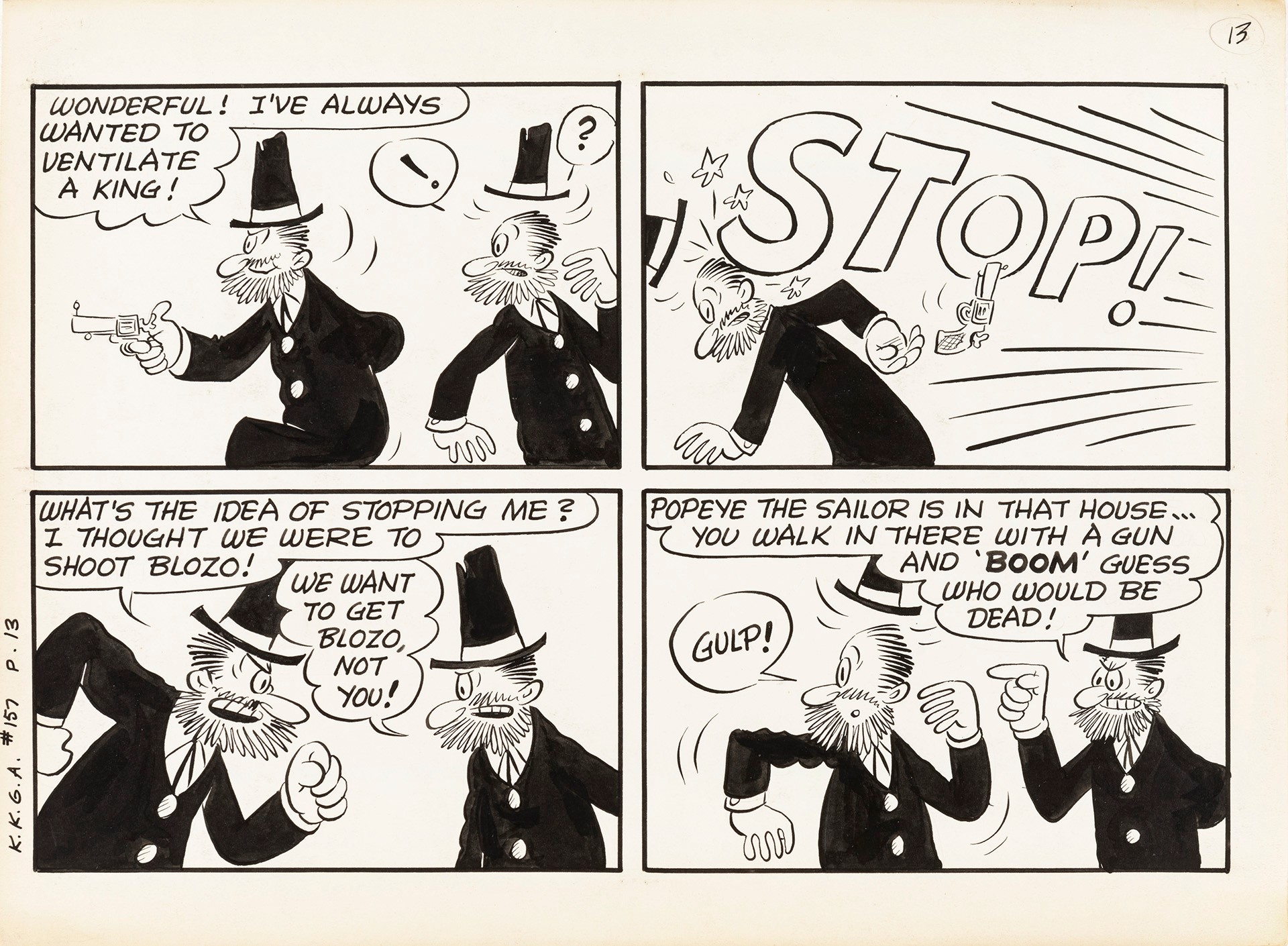 Bud Sagendorf | Popeye - House Boat (1957) | MutualArt