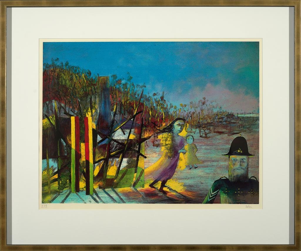Sidney Nolan | Mrs Reardon at Glenrowan | MutualArt