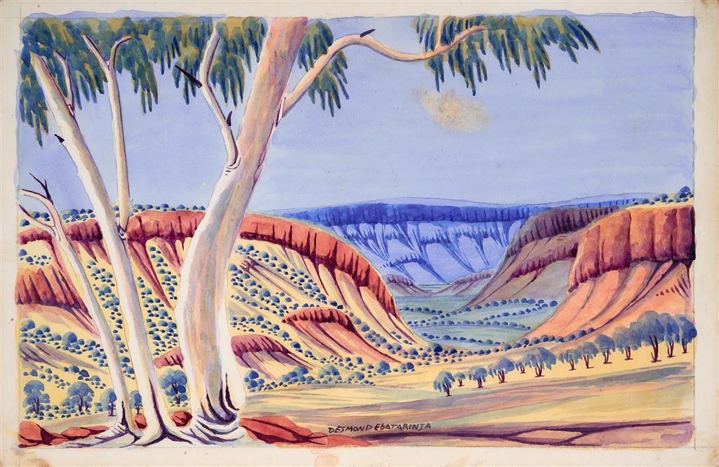 Desmond Ebatarinja | Central Australian Landscape | MutualArt