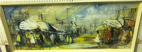 Ben Maile | Continental market scene | MutualArt