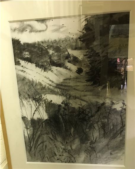 Fiona Mary Elspeth McIntyre | Winter landscape with trees in foreground ...