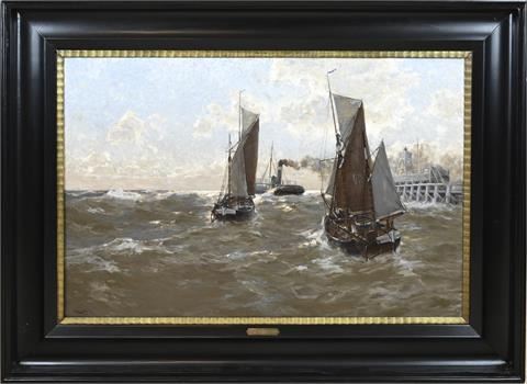 Erwin Gunter | Schepen langs de kust | MutualArt
