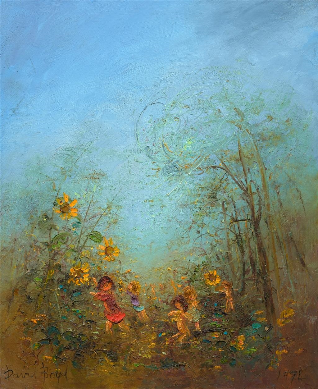David Boyd | Children Playing (1974) | MutualArt