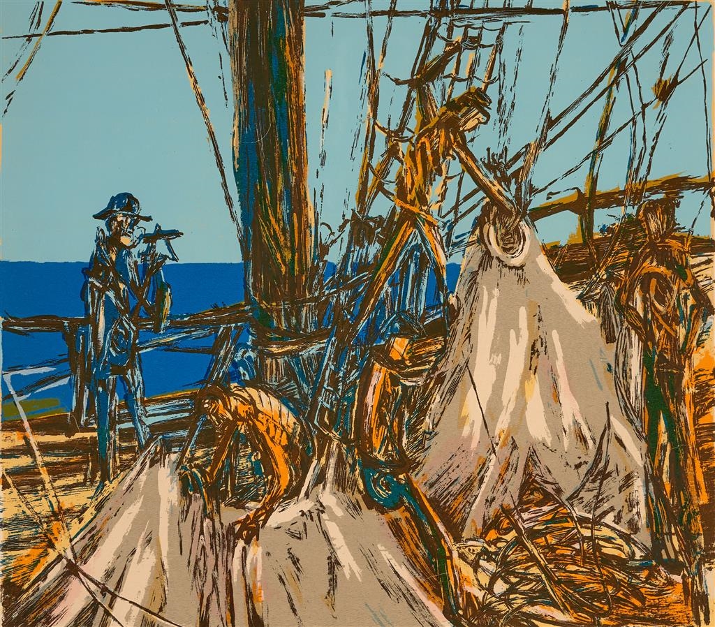 Kevin Charles Hart | Death of Captain Cook & Cook Drying Sails (1970 ...