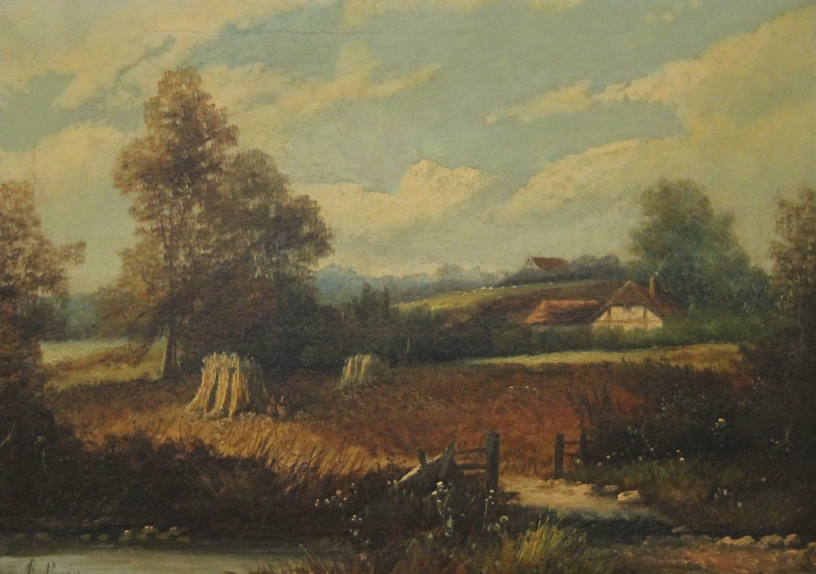 R. Percy | Farm Scene | MutualArt