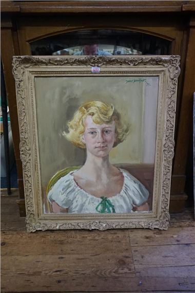 James Proudfoot | head and shoulders portrait of a young woman (1954 ...