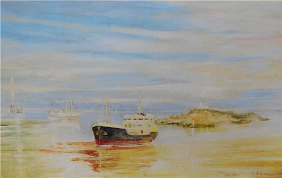 Donald Rudd | Last Tanker for Kirkcudbright on the Dee Estuary, 'Shell ...