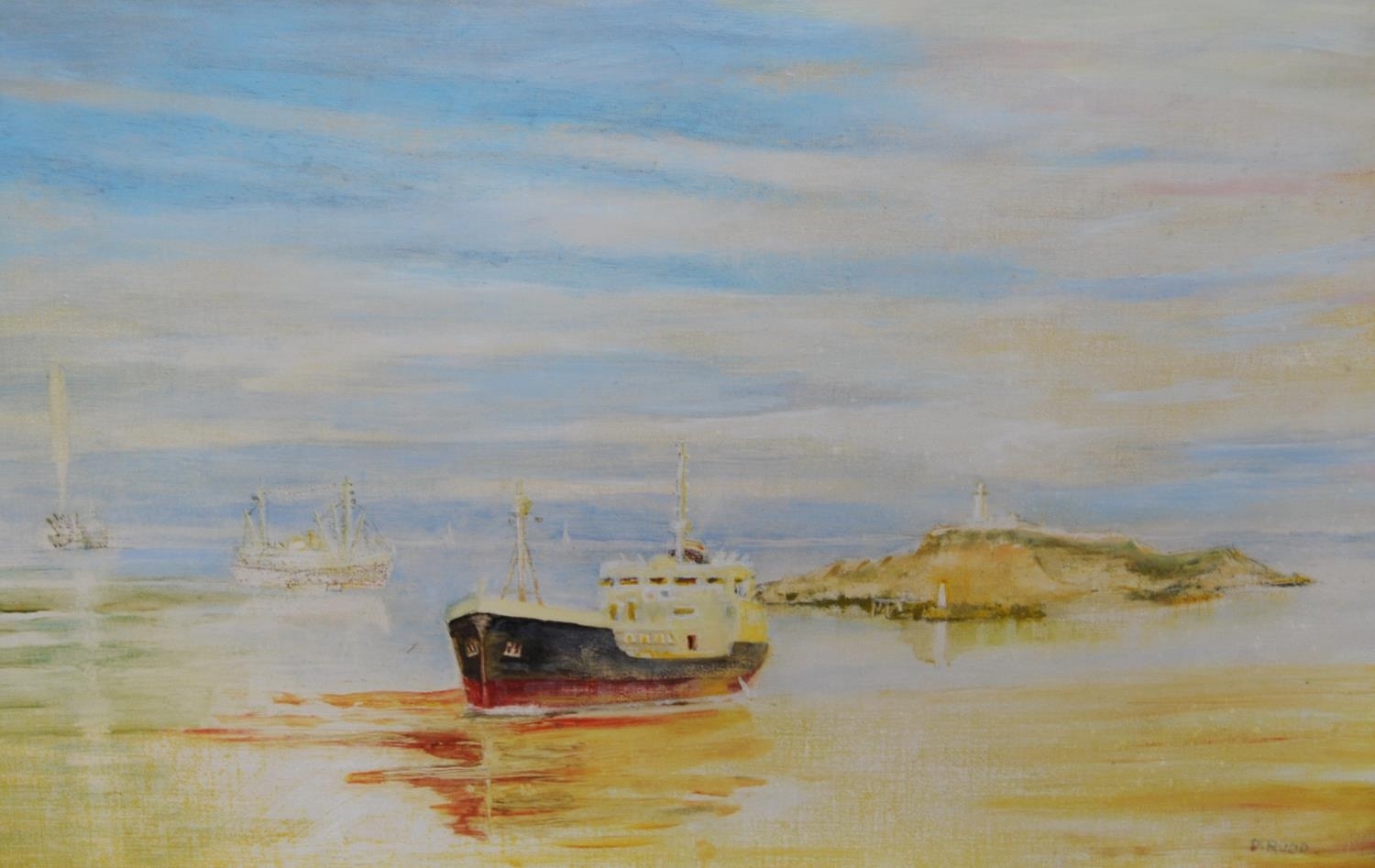 Donald Rudd | Last Tanker for Kirkcudbright on the Dee Estuary, 'Shell ...