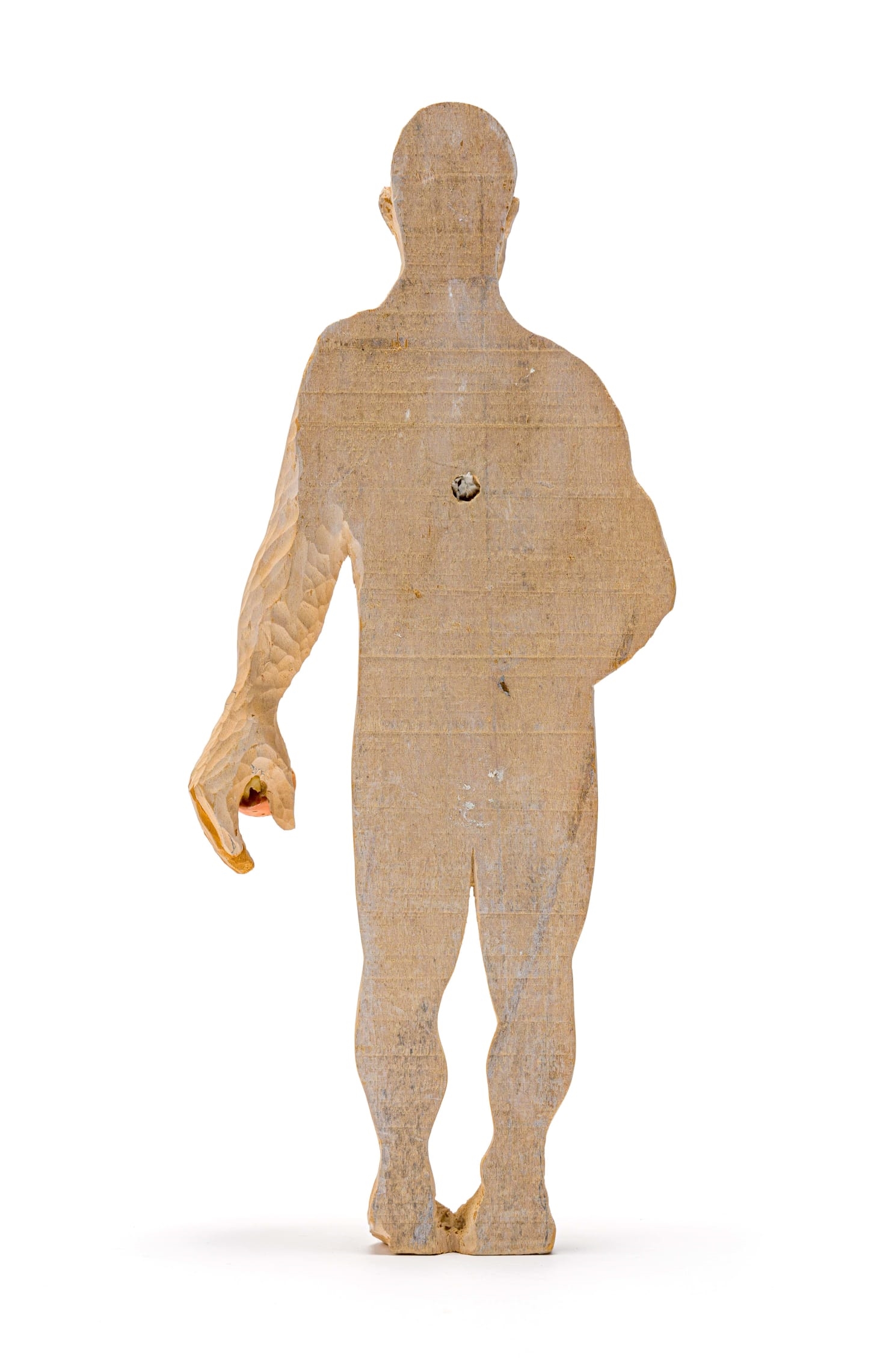 Clive Berg | Man Holding a Perforated Cone | MutualArt