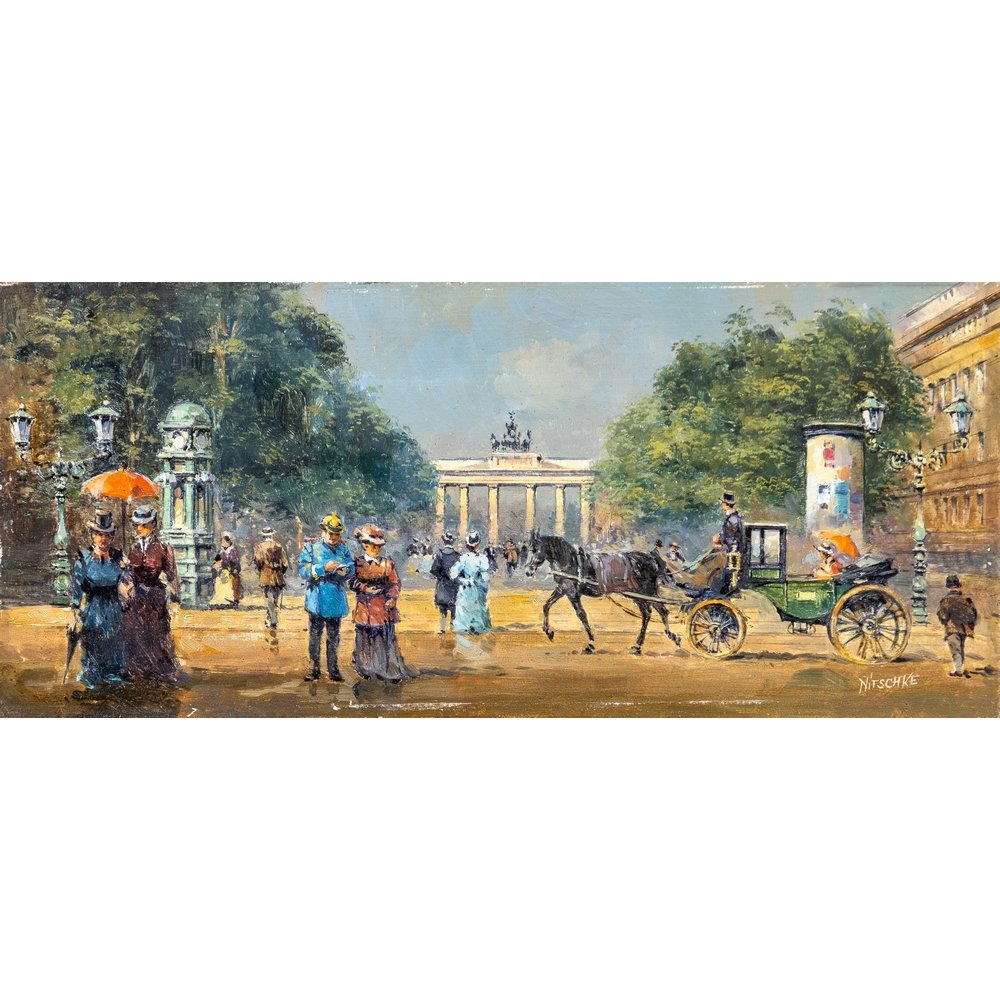 Detlev Nitschke | Berlin. Unter den Linden mit Blick zum Brandenburger ...