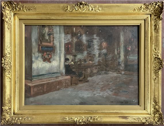 Giuseppe Conedera | Interno della Basilica di San Marco | MutualArt