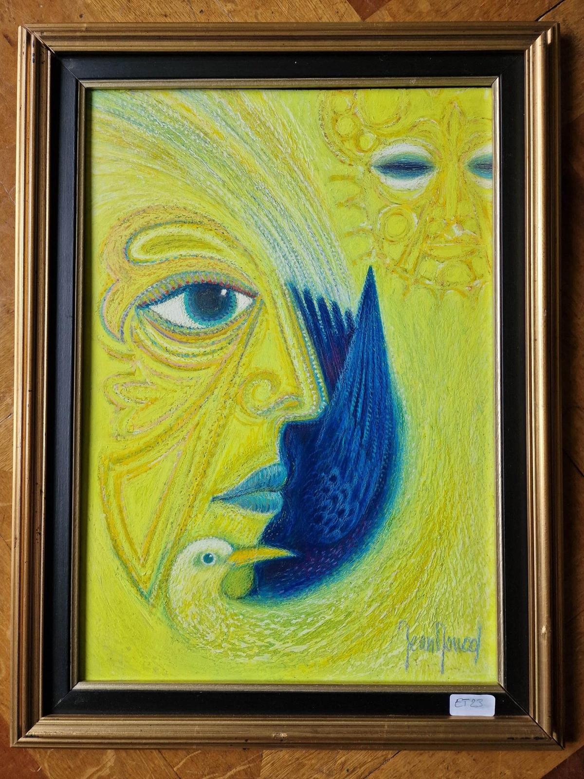 Jean Monod | Composition jaune | MutualArt