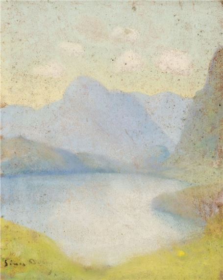 Simon Albert Bussy | Lac de Molveno, Tyrol (Circa 1910) | MutualArt