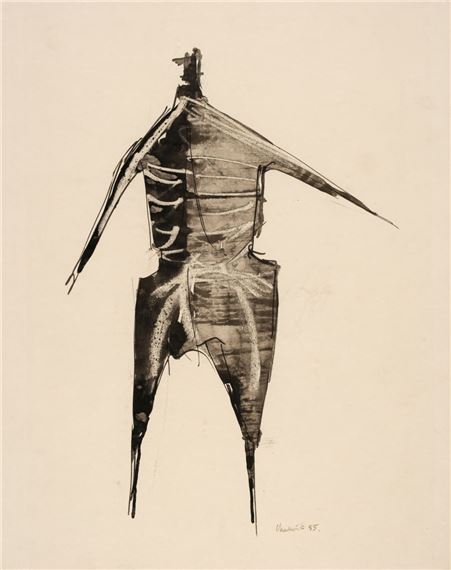 Lynn Chadwick | Drawing for Standing Figure II (1955) | MutualArt