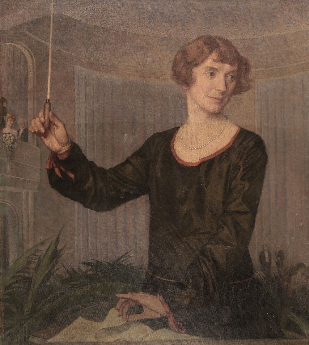 Continental School, 20th Century | Portrait of a female conductor (1930 ...