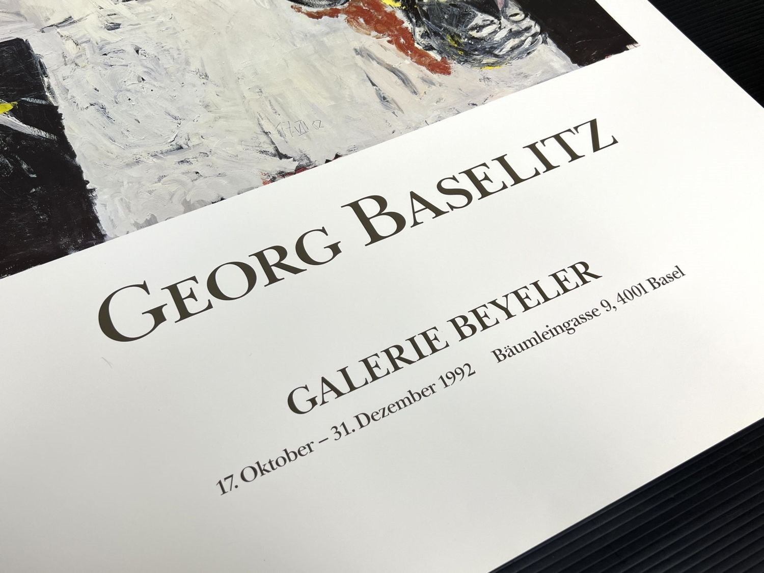 George Baselitz | GEORG BASELITZ 1982 vintage original Foundation ...