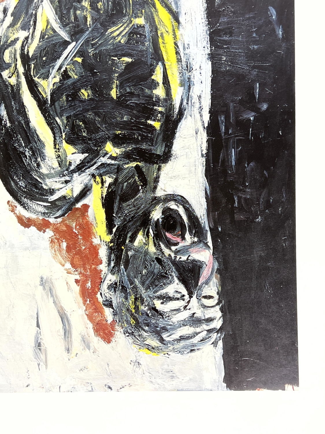 George Baselitz | GEORG BASELITZ 1982 vintage original Foundation ...
