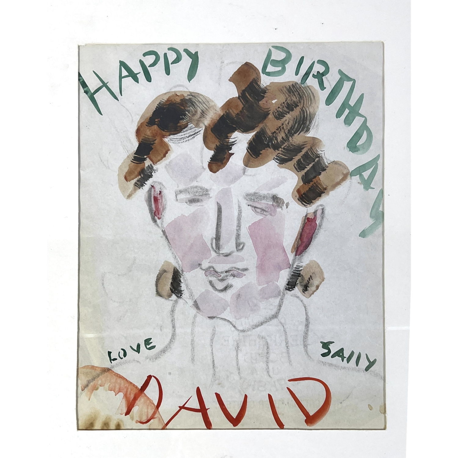 Sally Avery | HAPPY BIRTHDAY DAVID LOVE SALLY | MutualArt
