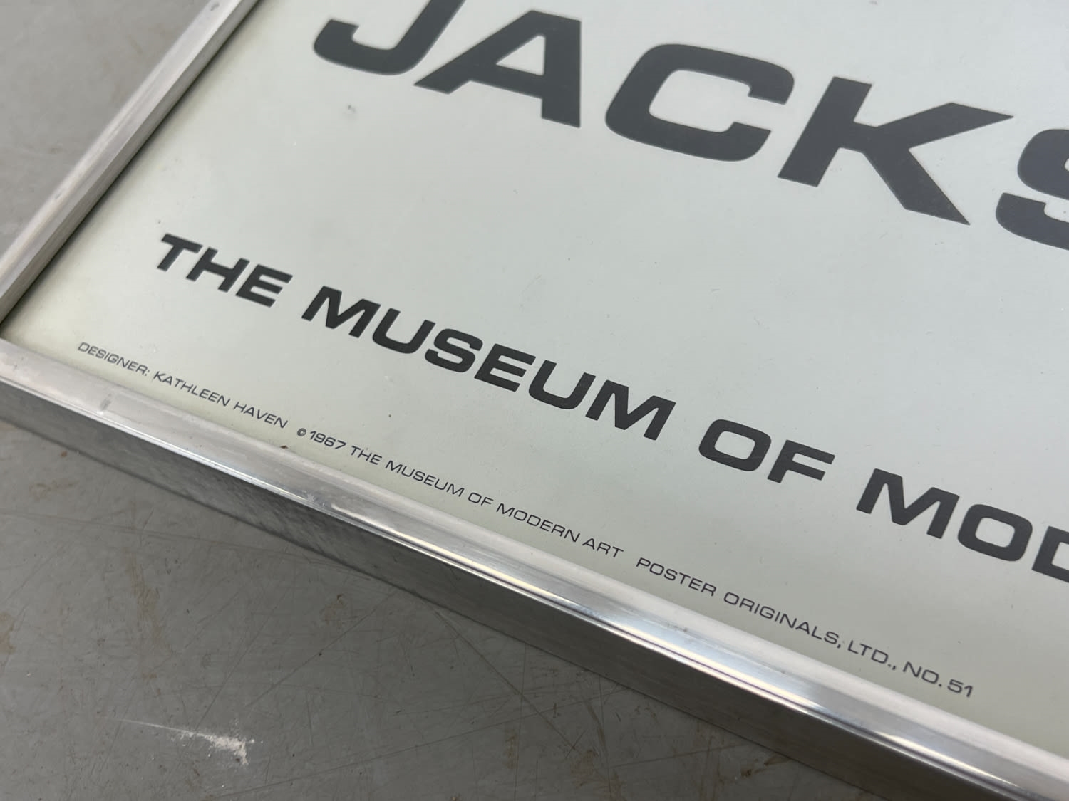 Jackson Pollock | JACKSON POLLOCK Original exhibition poster 1967. The ...