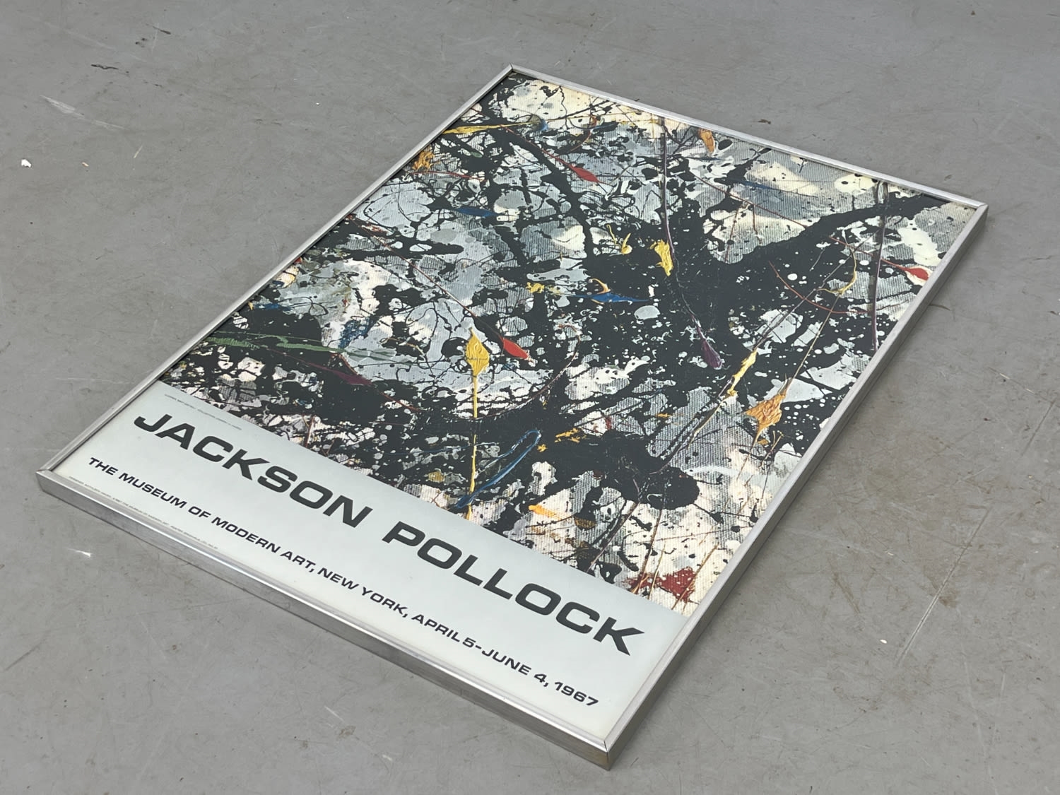 Jackson Pollock | JACKSON POLLOCK Original exhibition poster 1967. The ...