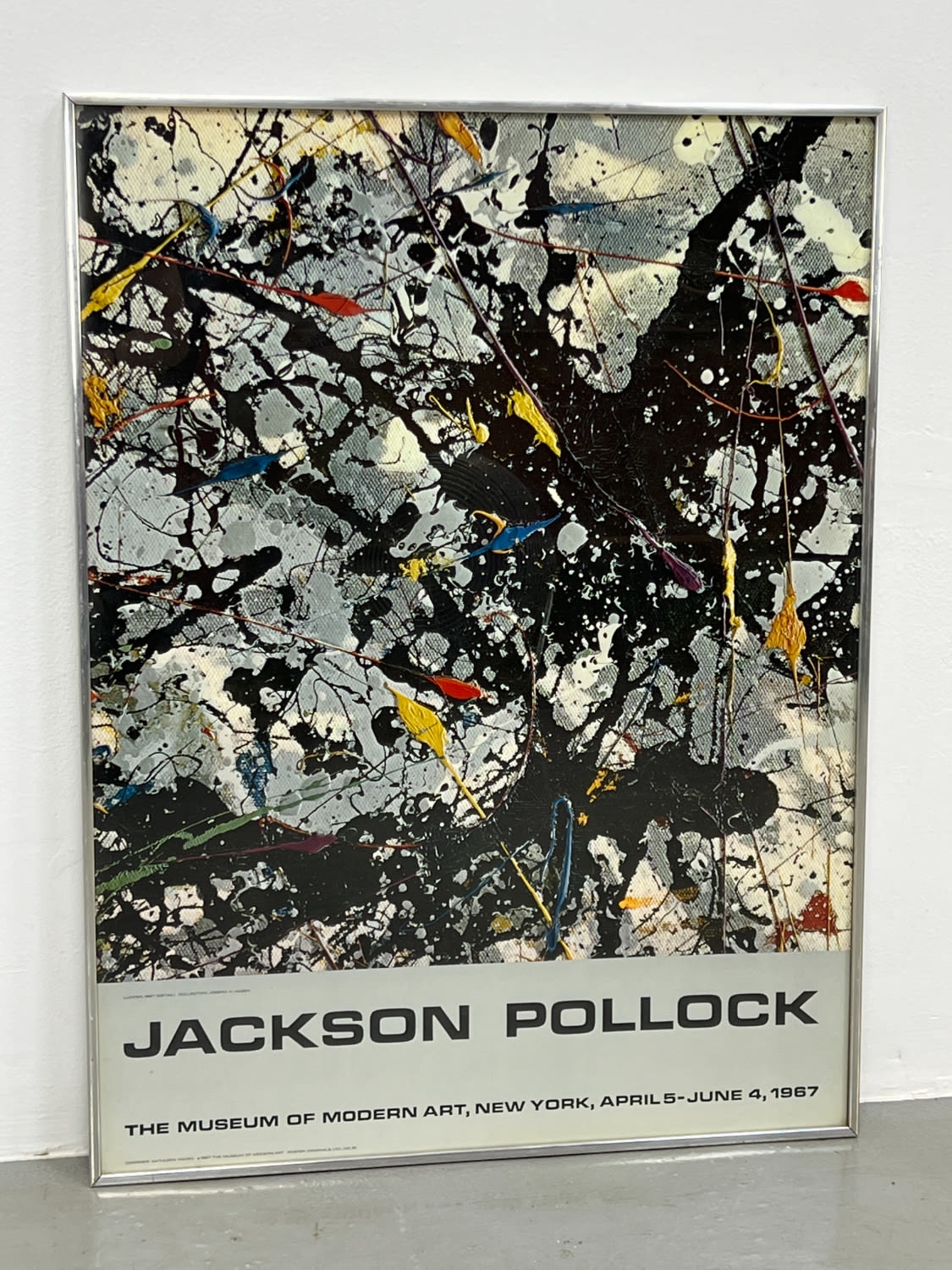 Jackson Pollock | JACKSON POLLOCK Original exhibition poster 1967. The ...