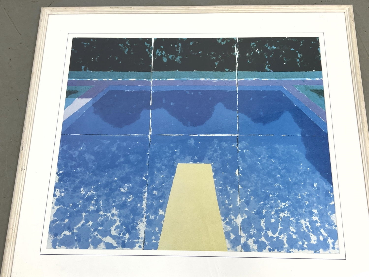 David Hockney | David Hockney swimming pool lithograph print. | MutualArt
