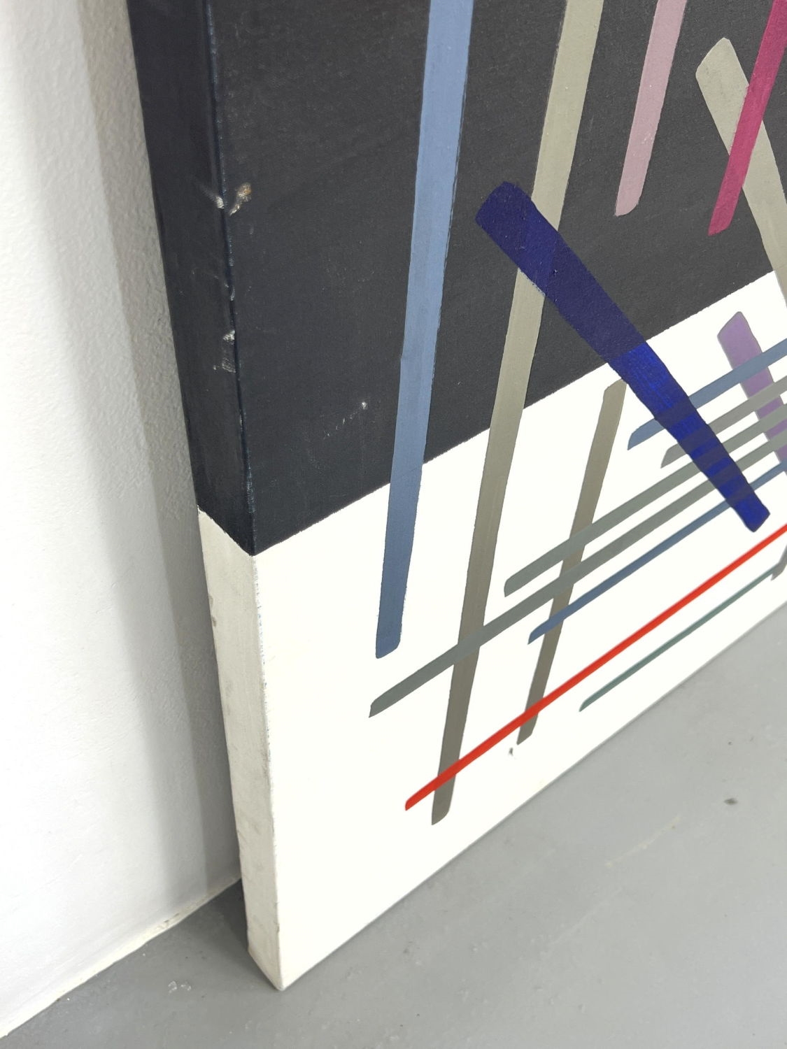 Allen Edward Kubach | ALLEN KUBACH Modernist Painting on Canvas ...