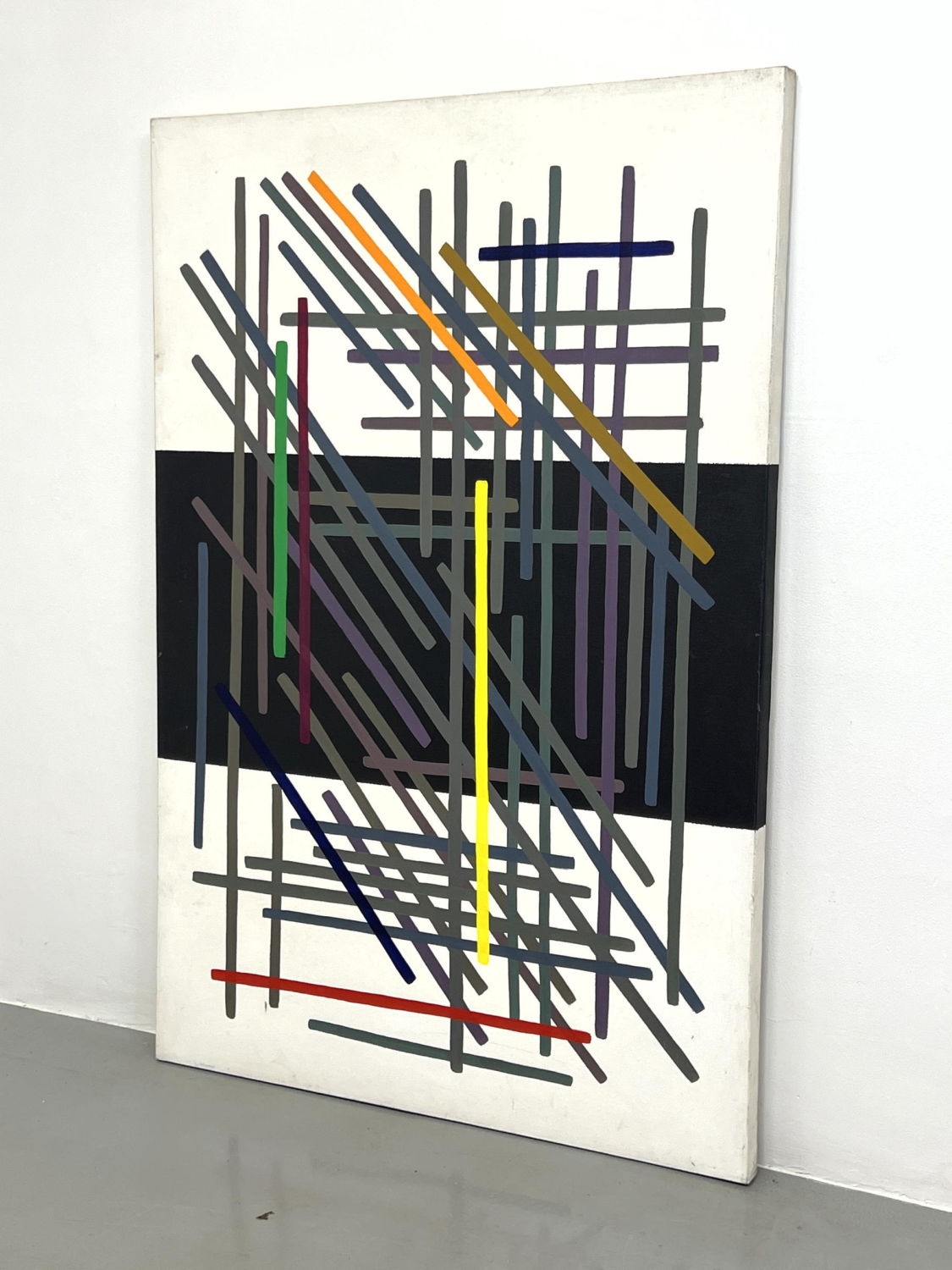 Allen Edward Kubach | ALLEN KUBACH Modernist Painting on Canvas ...