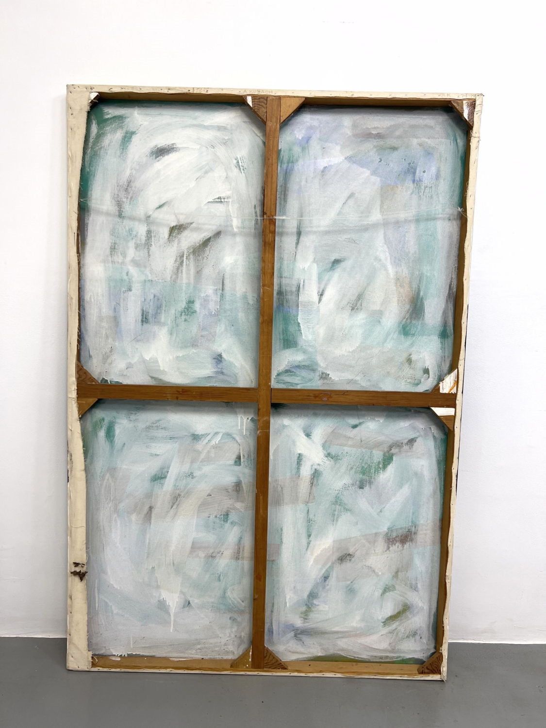 Allen Edward Kubach | ALLEN KUBACH Modernist Painting on Canvas ...