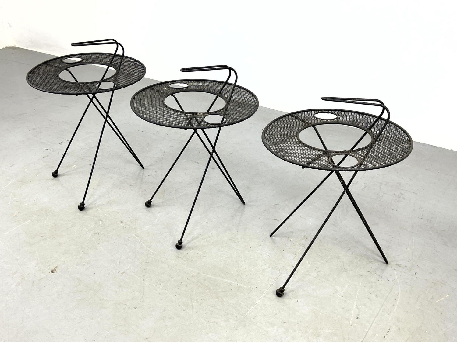 Sol Bloom | Atomic Side Tables | MutualArt