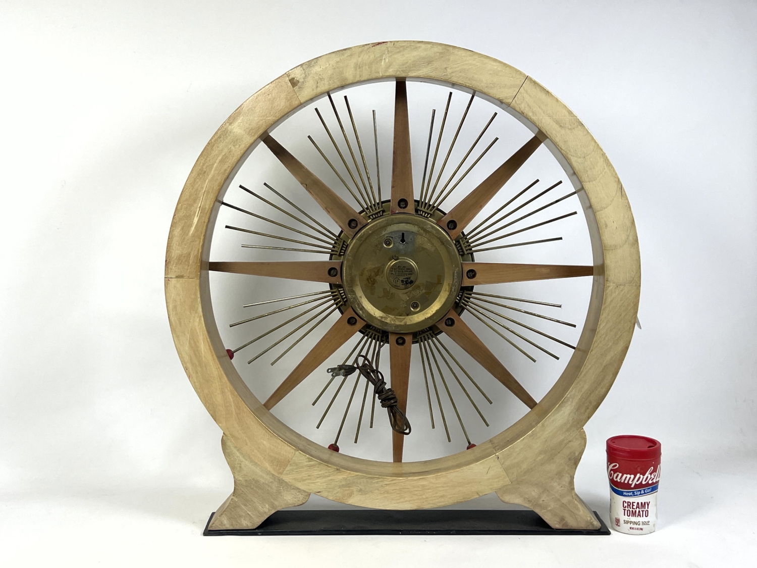 DENNIS SAKELSON | Found Object Modernist clock | MutualArt