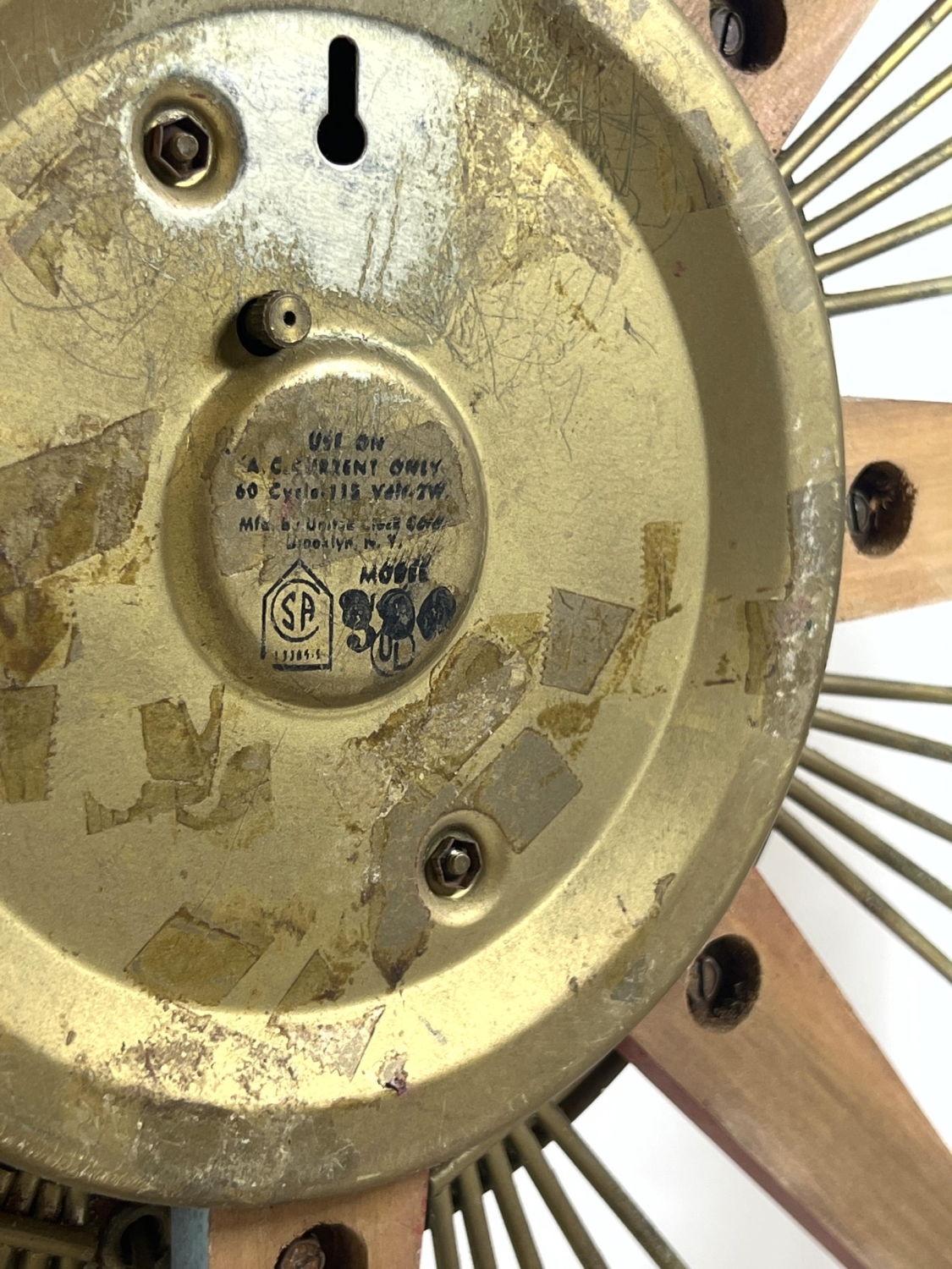 DENNIS SAKELSON | Found Object Modernist clock | MutualArt